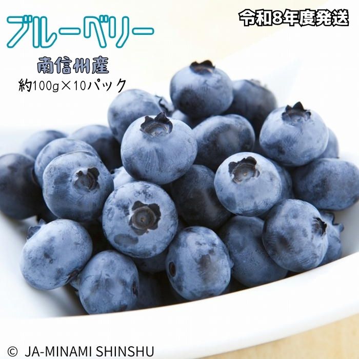 ブルーベリー 秀3L 100gパック×10入り: 喬木村ANAのふるさと納税