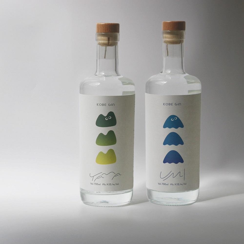 KOBE GIN YAMA/UMI 700ml×2本: 神戸市ANAのふるさと納税